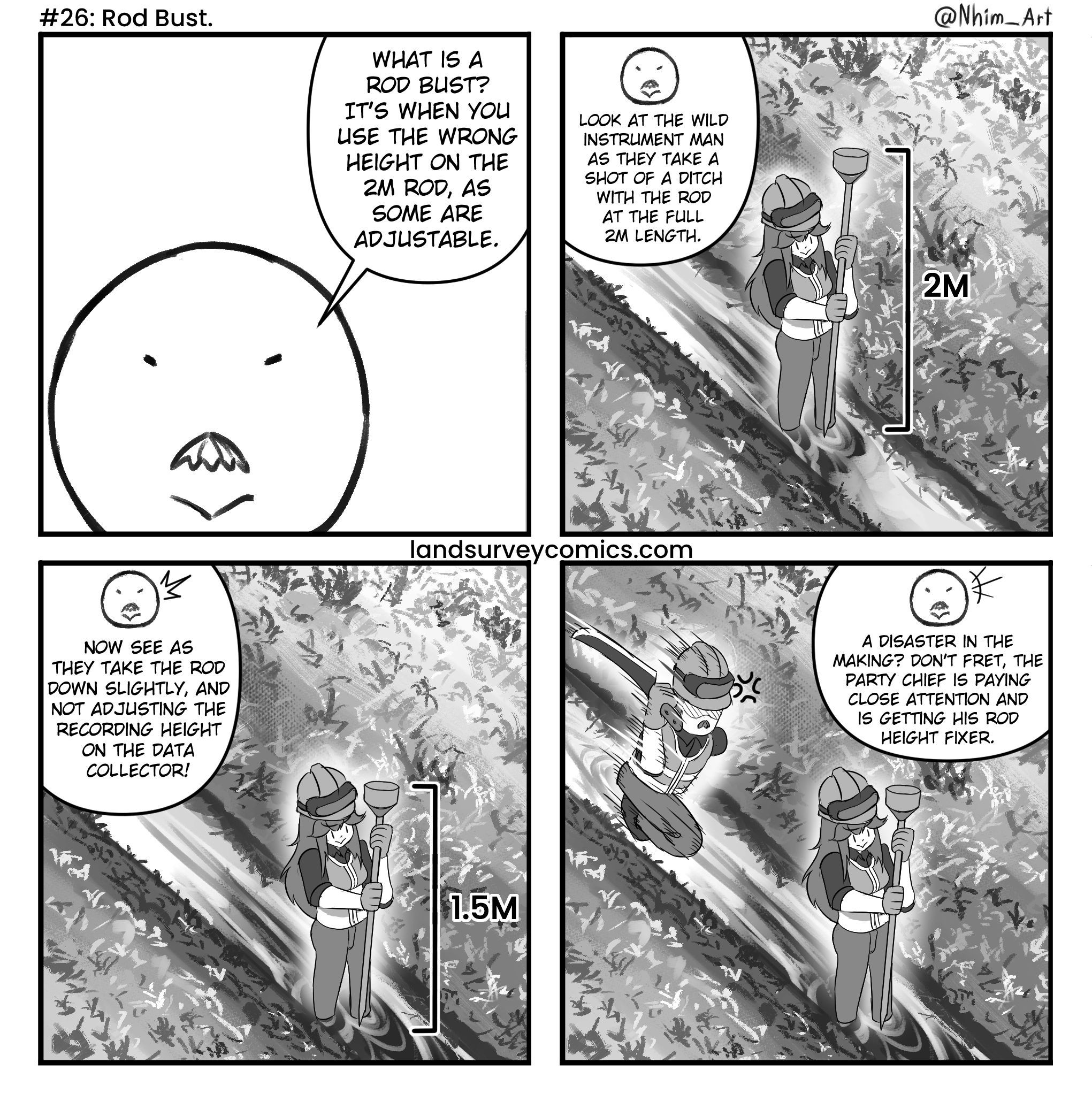 Land Survey Comics | #26 Rod Bust
