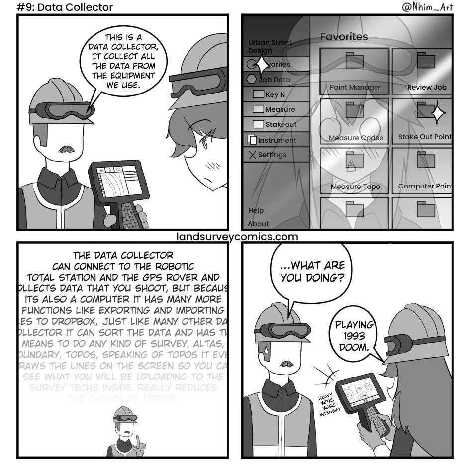 Land Survey Comics | #9 Data Collector