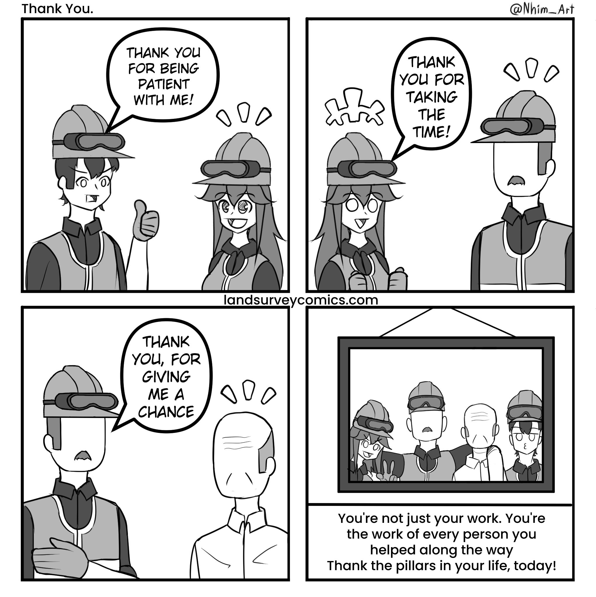 Land Survey Comics | Thank you